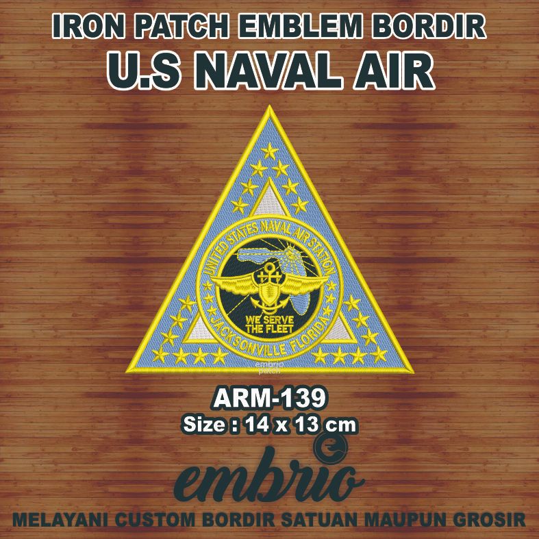 Jual ARM-139 - Patch US Naval Air Station Jacksonville Florida U.S Army ...