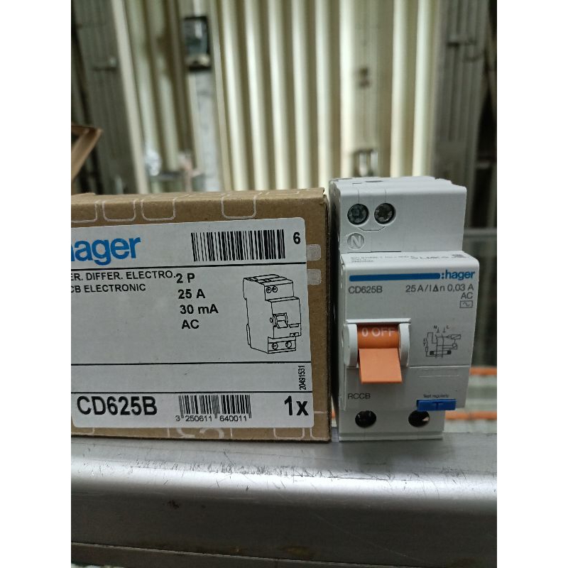 Jual RCCB/ELCB HAGER 2P 25A 30mA HARGA PROMO | Shopee Indonesia