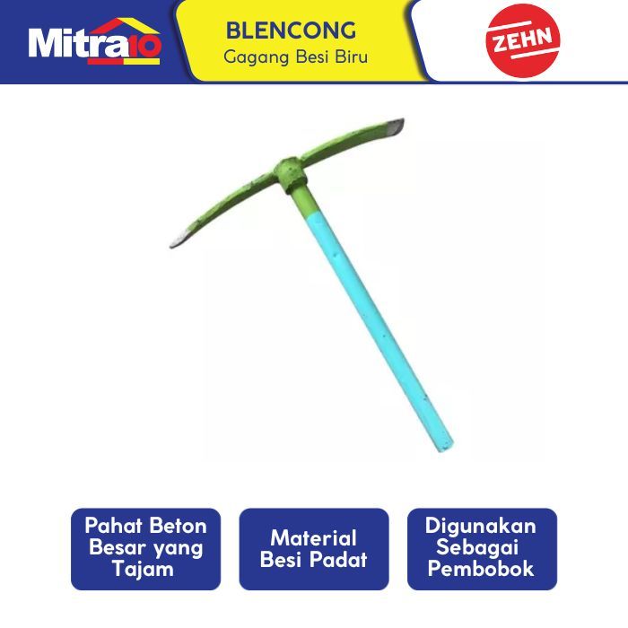 Jual Zehn Blencong Gagang Besi Biru | Shopee Indonesia