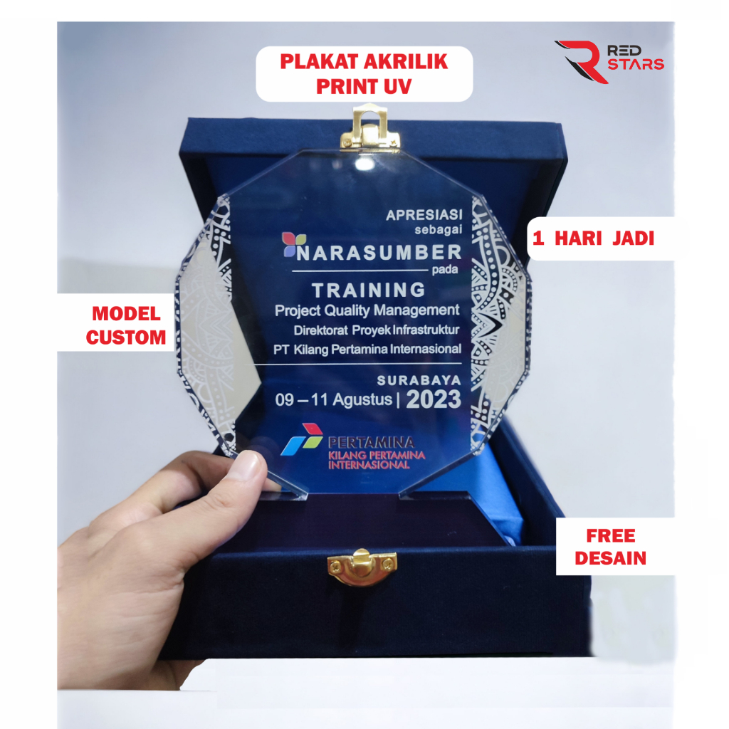 Jual Plakat Akrilik / Plakat Wisuda / Plakat Magang / Vandel Print UV ...