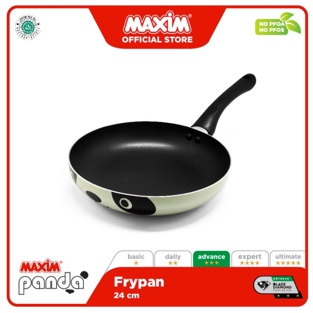 Jual Maxim 24cm Panda Fry Pan | Wajan Teflon Anti Lengket NMPAFP24PXS ...