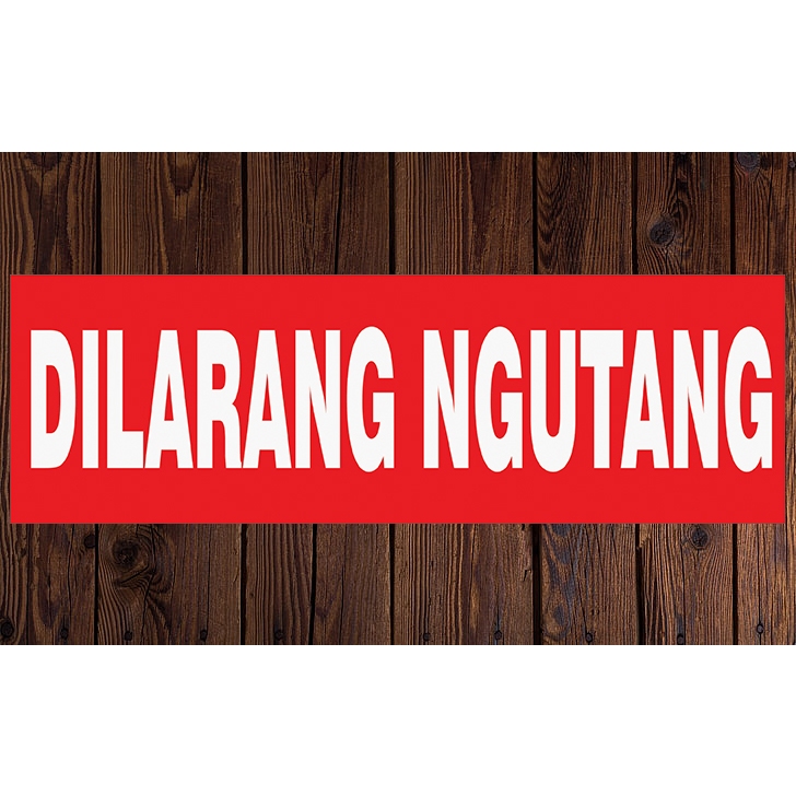 Jual stiker dilarang ngutang | Shopee Indonesia Jual stiker dilarang ngutang | Shopee Indonesia