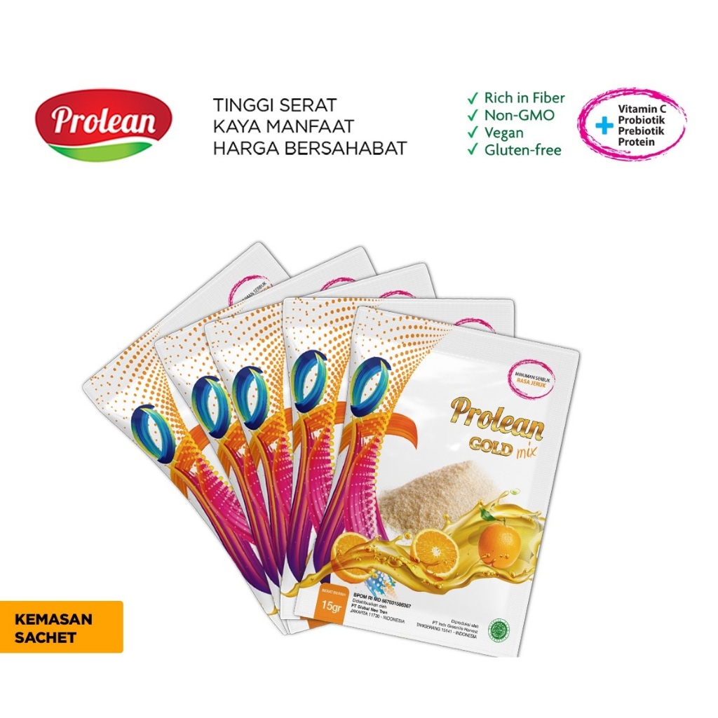 Jual Prolean Gold Mix Sachet 15 gram (HARGA PER SACHET) | Shopee Indonesia