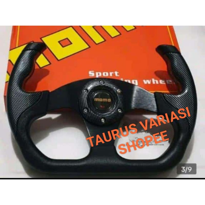 Jual Setir Racing Stir Racing Mobil MOMO Ukuran 13 inchi 13 in Warna ...