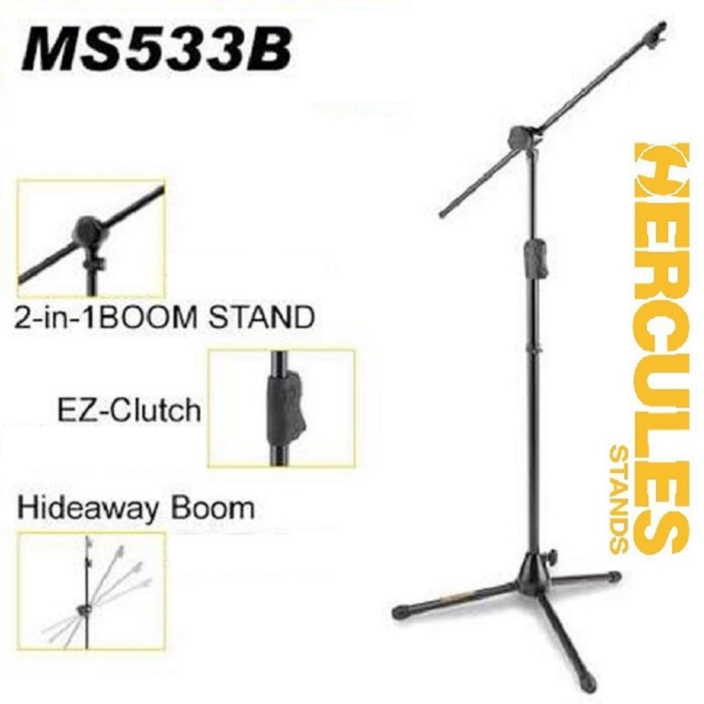 Jual Hercules MS533B Stand Mic MS 533B MS 533 B ORIGINAL | Shopee Indonesia