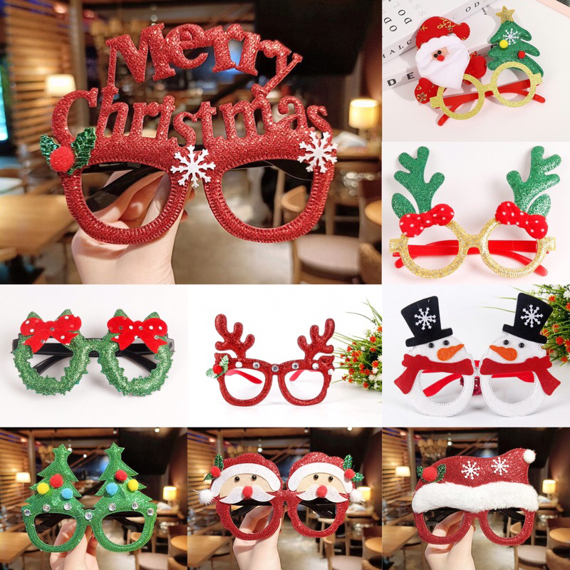 Jual kacamata natal / kacamata santa / kacamata tanduk rusa / kacamata ...
