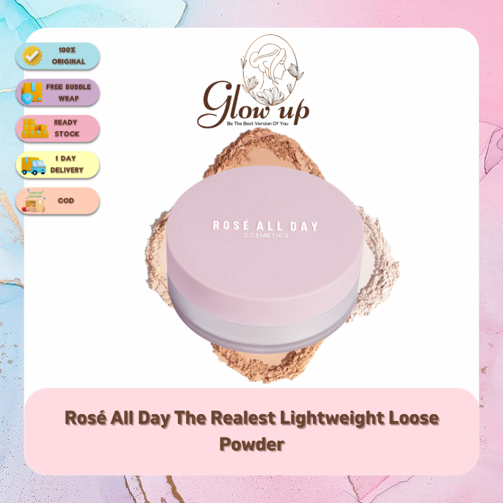 Jual Rosé All Day The Realest Lightweight Loose Powder | Shopee Indonesia