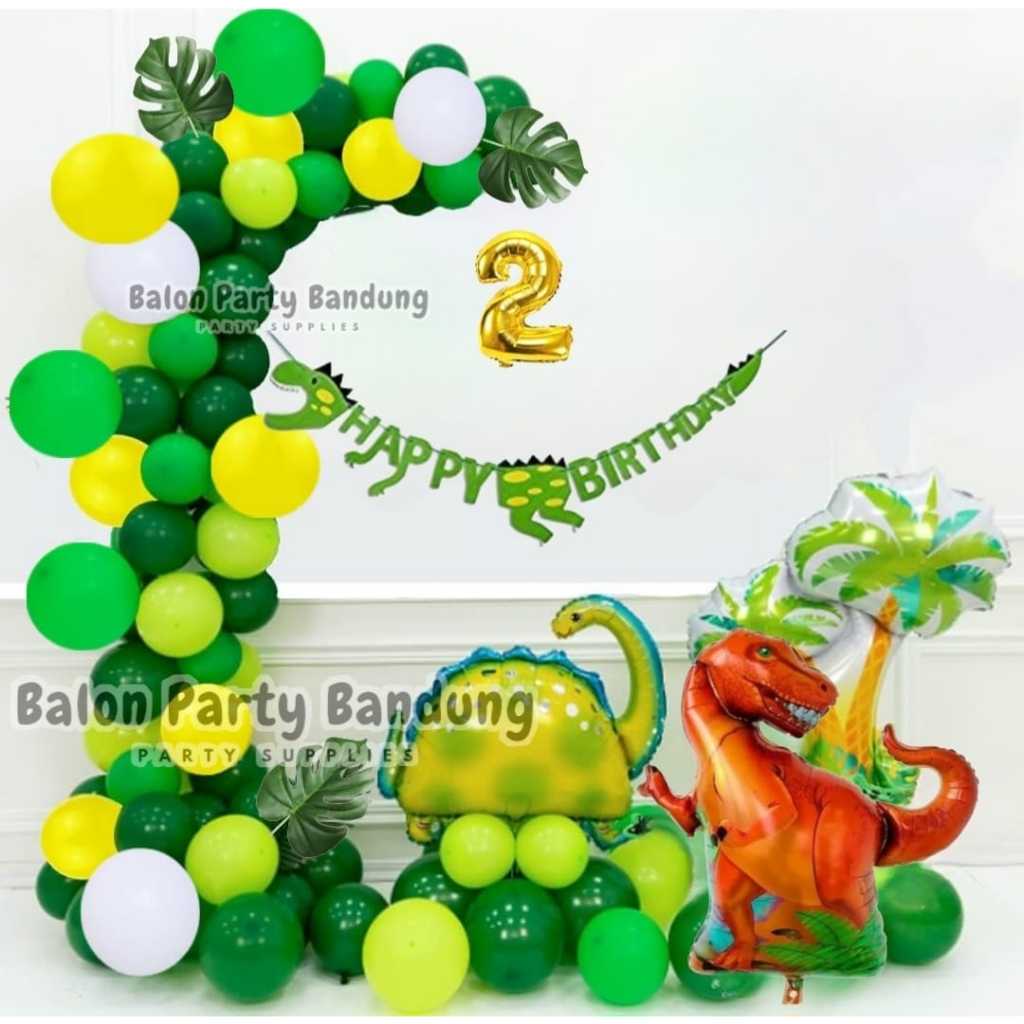 Jual BALON PARTY Paket Dinosaurus / Balon Foil Ulang Tahun Karakter ...