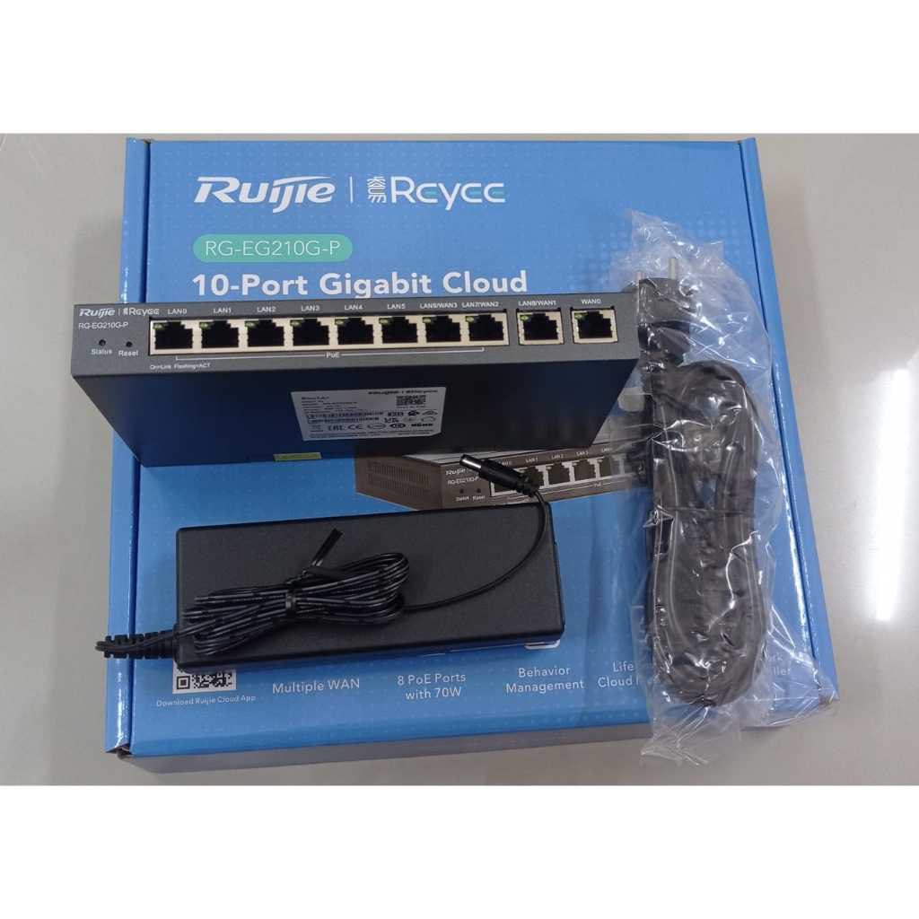 Jual Ruijie RG-EG210G-P Router Managed PoE Cloud | Shopee Indonesia