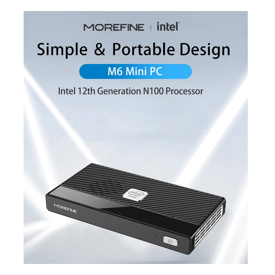 Jual Mini PC Morefine M6 16GB DDR5 Intel Gen12 N100 DDR5 WiFi6 4K HDMI ...