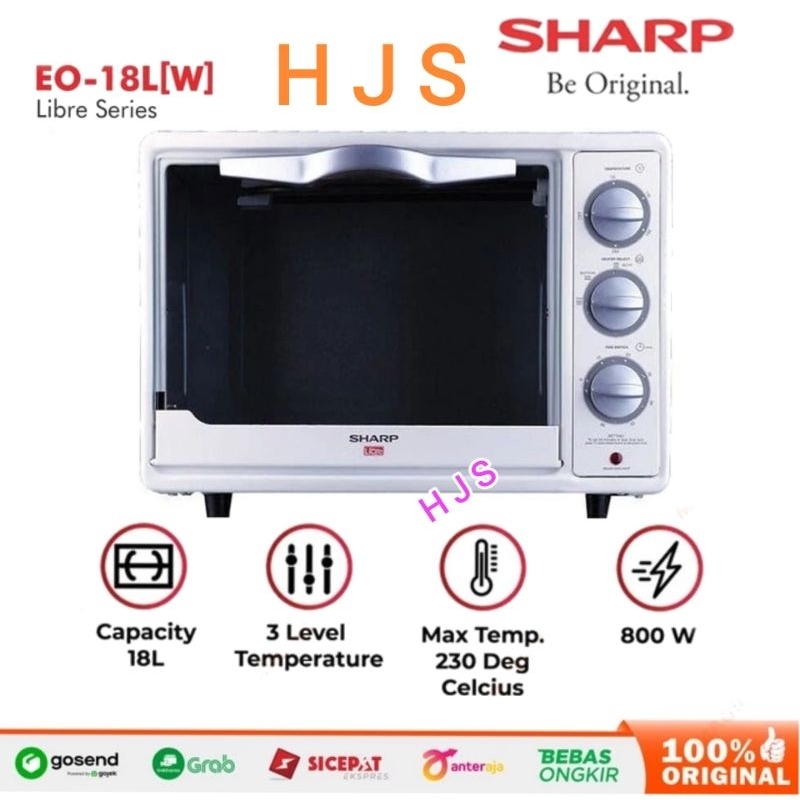 Jual OVEN LISTRIK SHARP EO-18/EO-18L(W) - 18 Liter | Shopee Indonesia