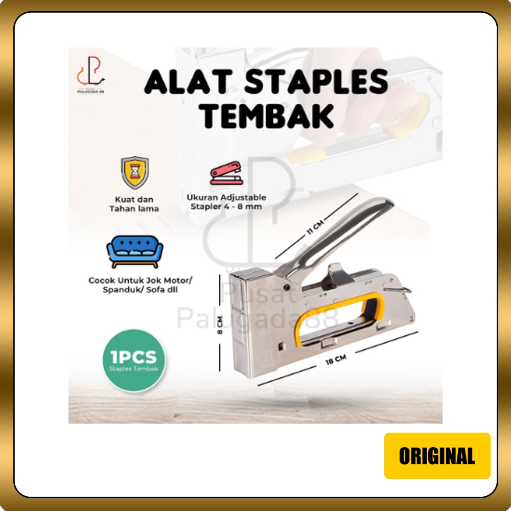 Jual Staples Tembak Jok Motor Kayu Staple Gun Tacker Jok Motor Steples ...