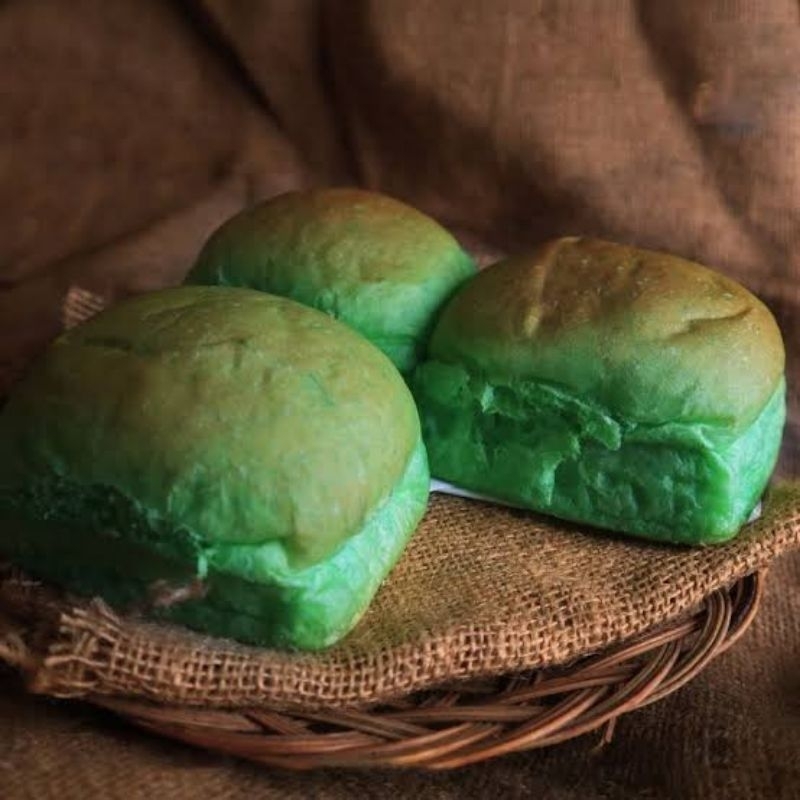 Jual frozen roti kadet kukus panggang beku hijau pandan isi 2 pcs ...