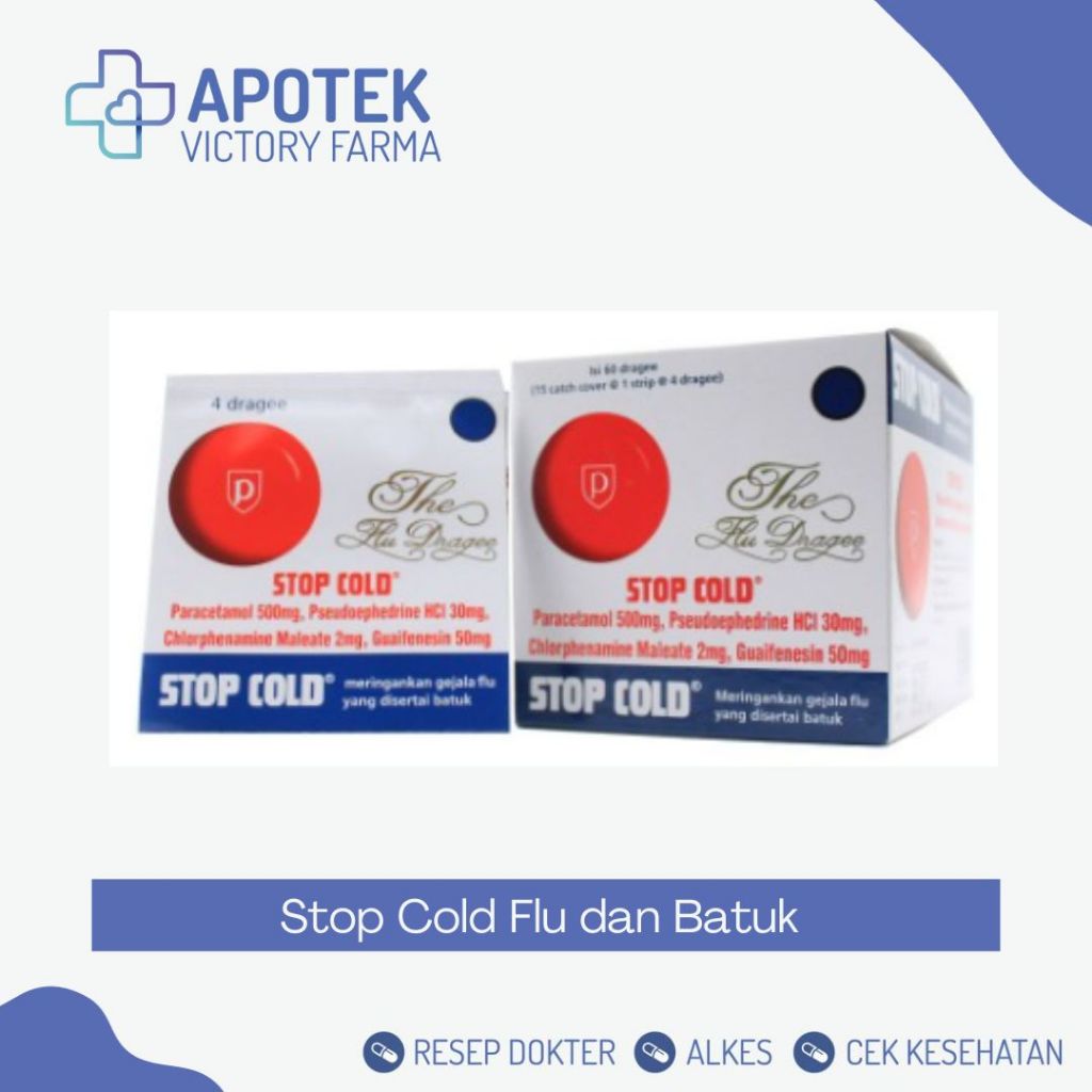 Jual STOP COLD FLU DAN BATUK 4 TABLET | Shopee Indonesia