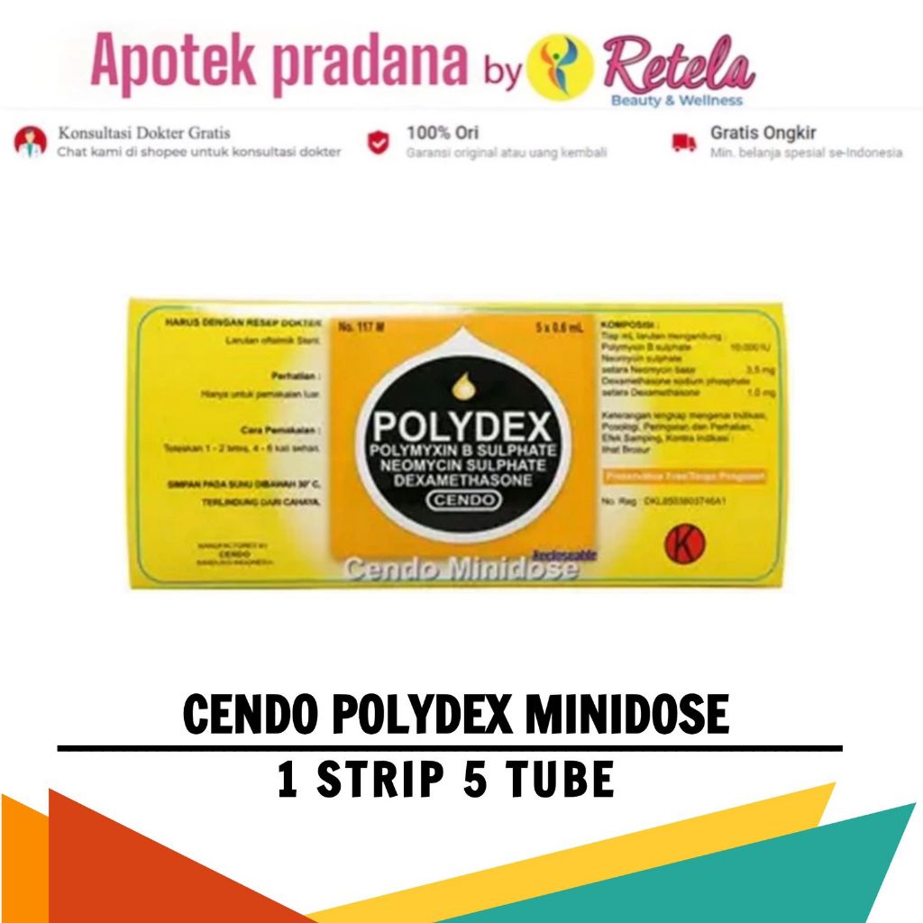 Jual CENDO POLYDEX MINIDOSE STRIP | Shopee Indonesia
