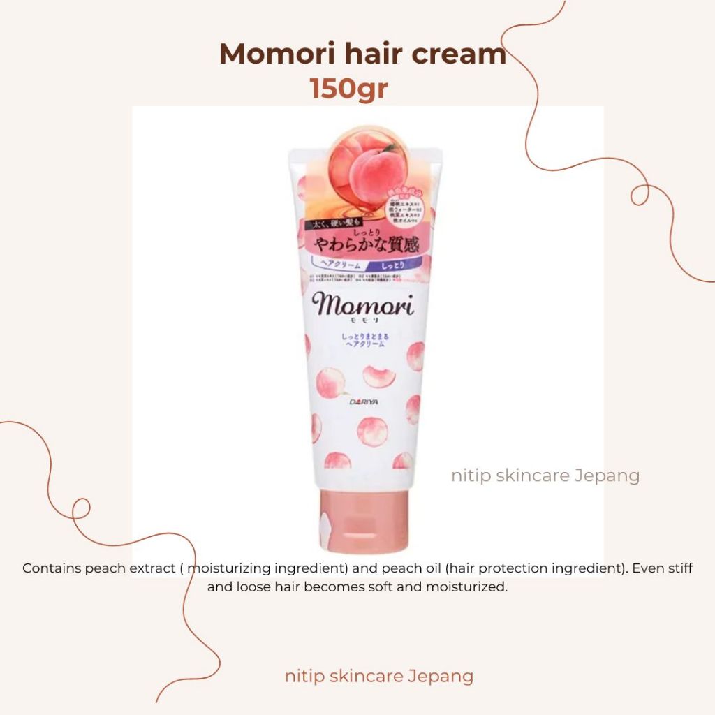 Jual PO Jepang -- momori hair Cream, hair milk original Japan | Shopee ...
