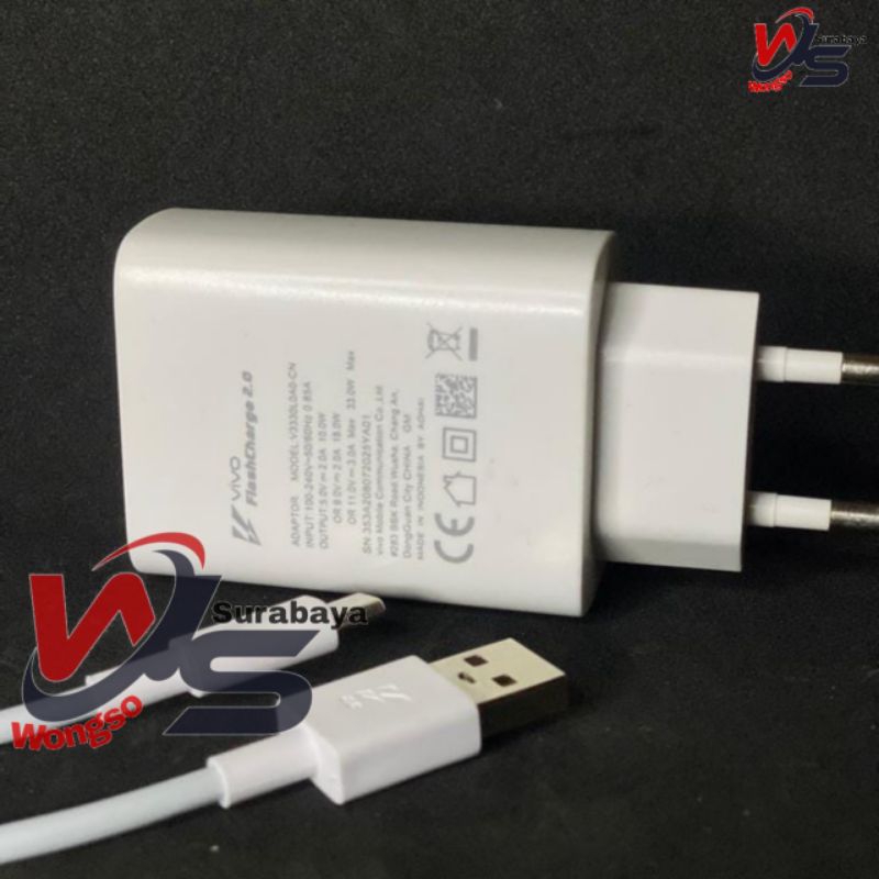 Jual 33W Charger Vivo Super Fast Charging V19 V20 V20 SE ORIGINAL 100% ...