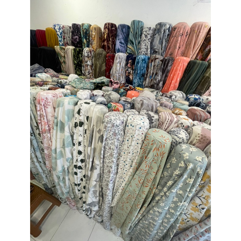 Jual Bahan Kain CEY AIRFLOW CRINKLE MOTIF | Bahan Motif Untuk Gamis ...