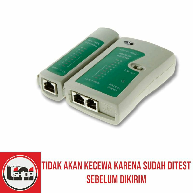 Jual Lan Tester RJ45 RJ11 Network Cable Tester Alat uji jaringan ...