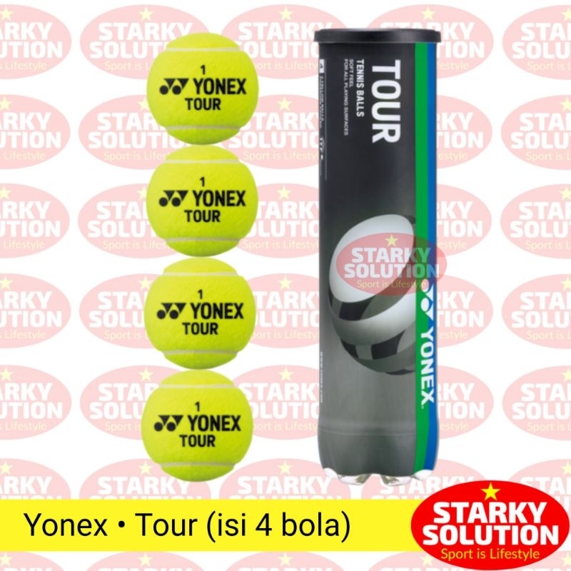Jual Bola Tenis Yonex TOUR Turnamen Latihan Tennis Ball Original | Shopee Indonesia