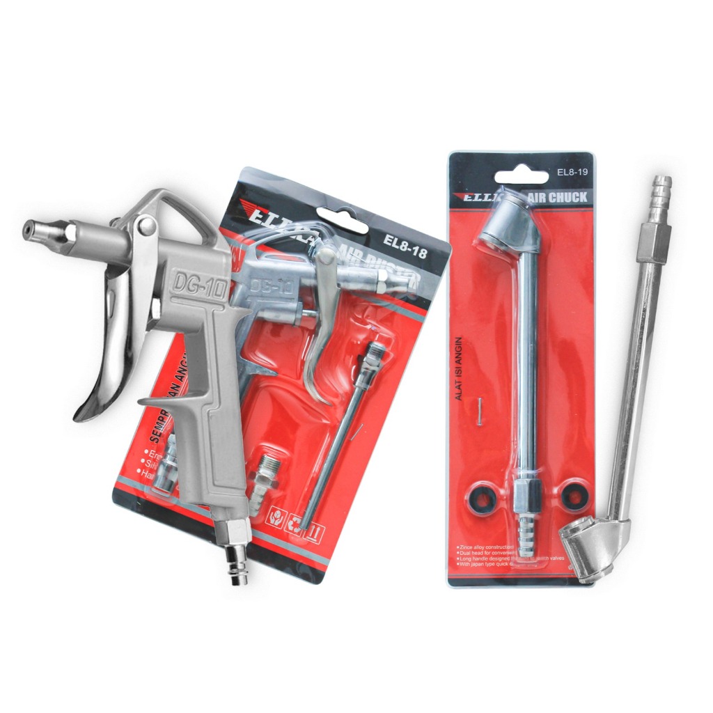 Jual PAKET MURAH!!!ELKA AIR DUSTER + AIR CHUCK PAKET LENGKAP ALAT ISI ANGIN BAN MOTOR MOBIL ...