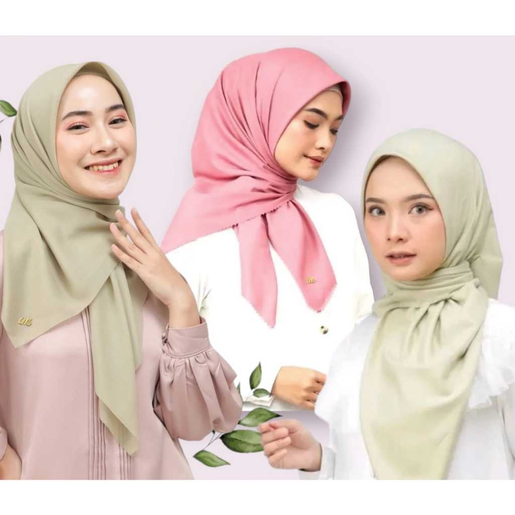 Jual Paket Isi 5pcs Hijab Segi Empat Voal Miracle Plain Icon Scarf Umama Kerudung Segi Empat ...