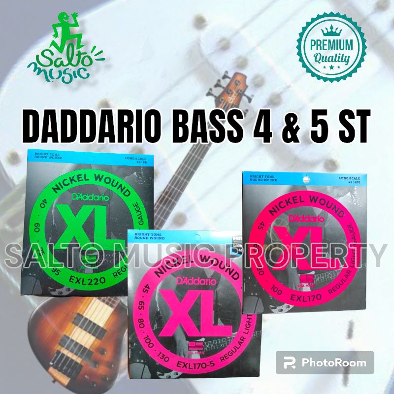 Jual Senar Bass Daddario 4 String EXL 170 EXL 220 Bass Daddario 5 ...