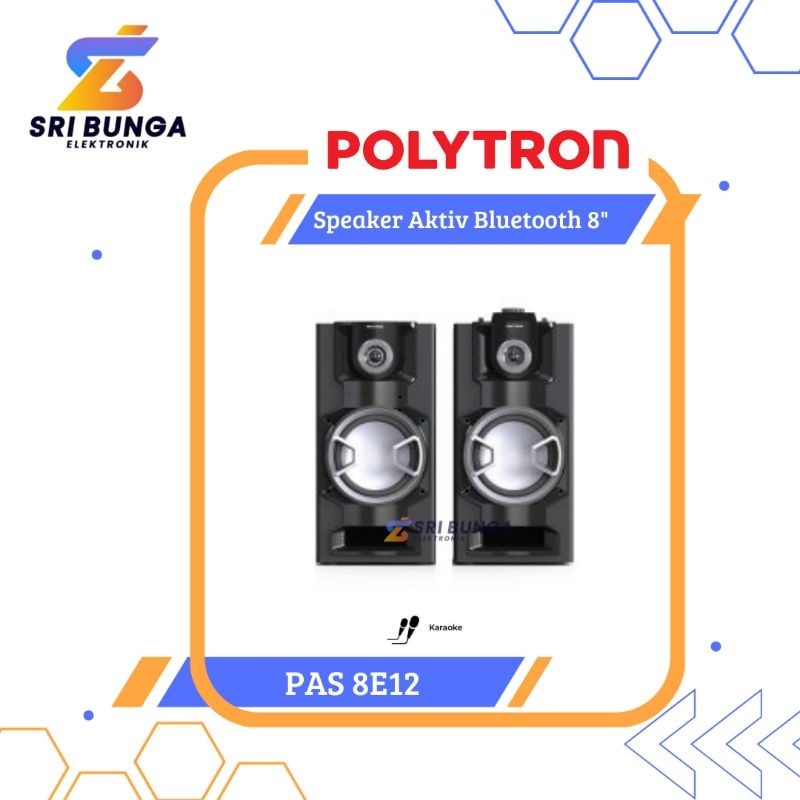 Jual Speaker Aktif POLYTRON PAS 8E10 8E12 8F12 Bluetooth Active Speaker ...
