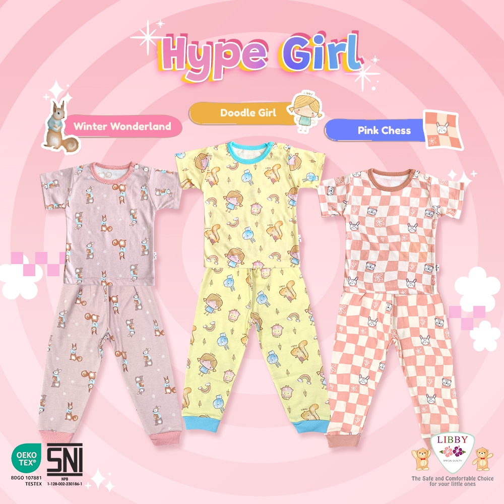 Jual LIBBY Setelan Piyama Anak Perempuan Setelan Oblong Pendek Celana ... Jual LIBBY Setelan Piyama Anak Perempuan Setelan Oblong Pendek Celana ...