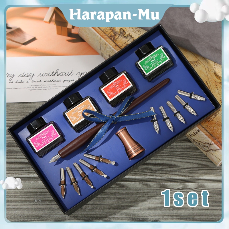 Jual Ink Pen Pena Celup Kaligrafi Calligraphy Pen Fountain Kaligrafi ...