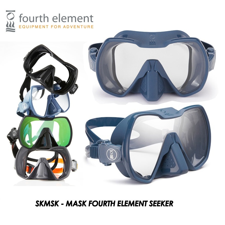 Jual Mask Fourth Element Seeker SKMSK Frameless Scuba Diving Masker ...