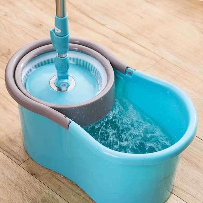 Jual Alat Pel Lantai Putar Otomatis Serbaguna / Spin Mop Kain Pel ...