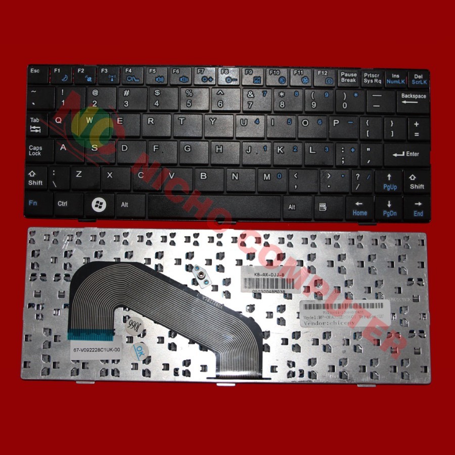 Jual KEYBOARD AXIOO PICO DJJ BLACK (0503004) | Shopee Indonesia