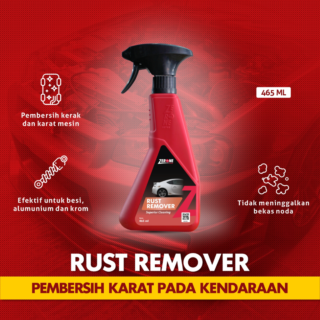 Jual Zerone Japan Rust Remover Pembersih Kerak Mesin Motor Mobil Penghilang Karat Besi dan ...
