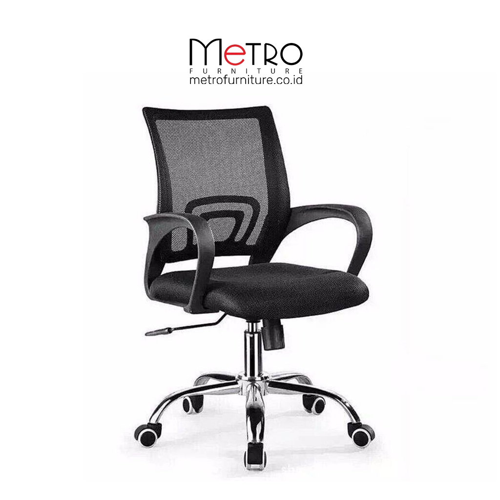 Jual Kursi Kantor / Office Chair / OC W1 Wombat Black | Shopee Indonesia