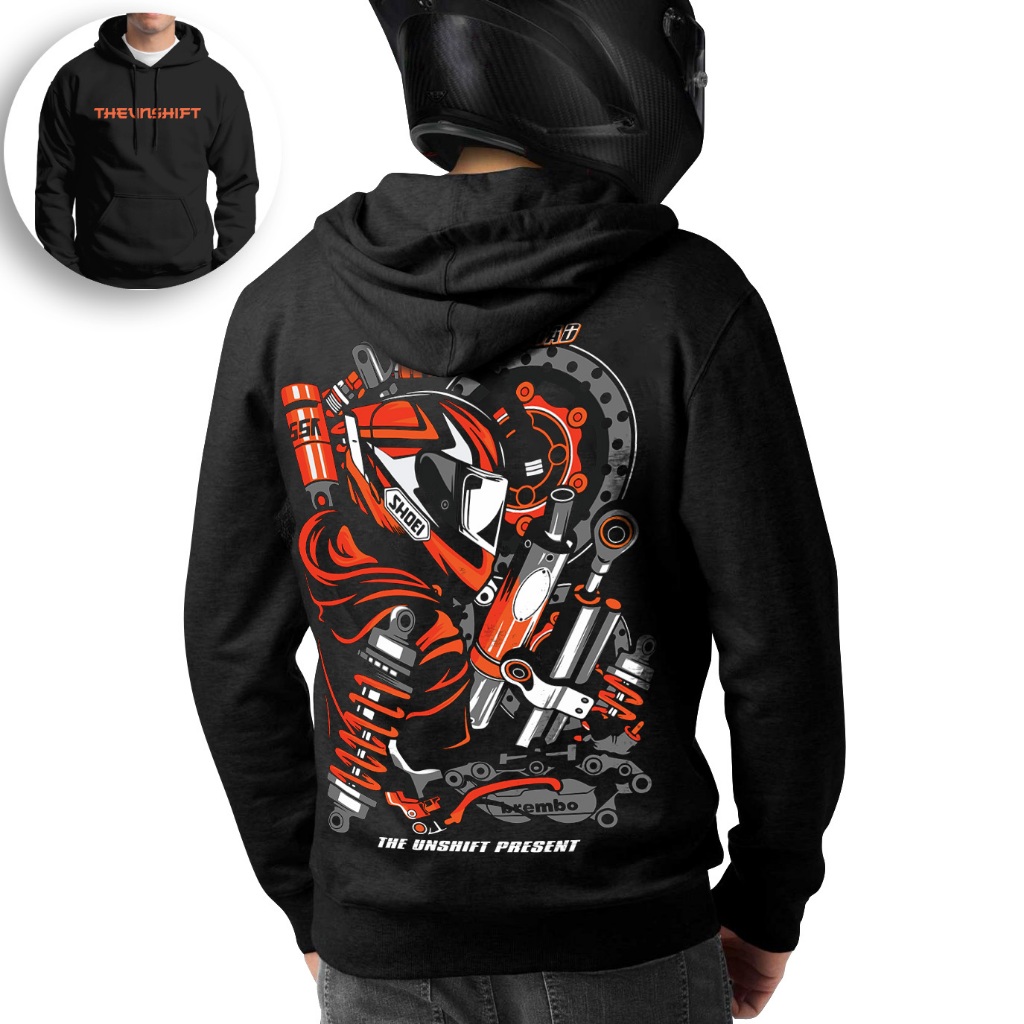 Jual Sweater Pria Hoodie Switer Sweter Distro Cowok THE UNSHIFT Keren ...