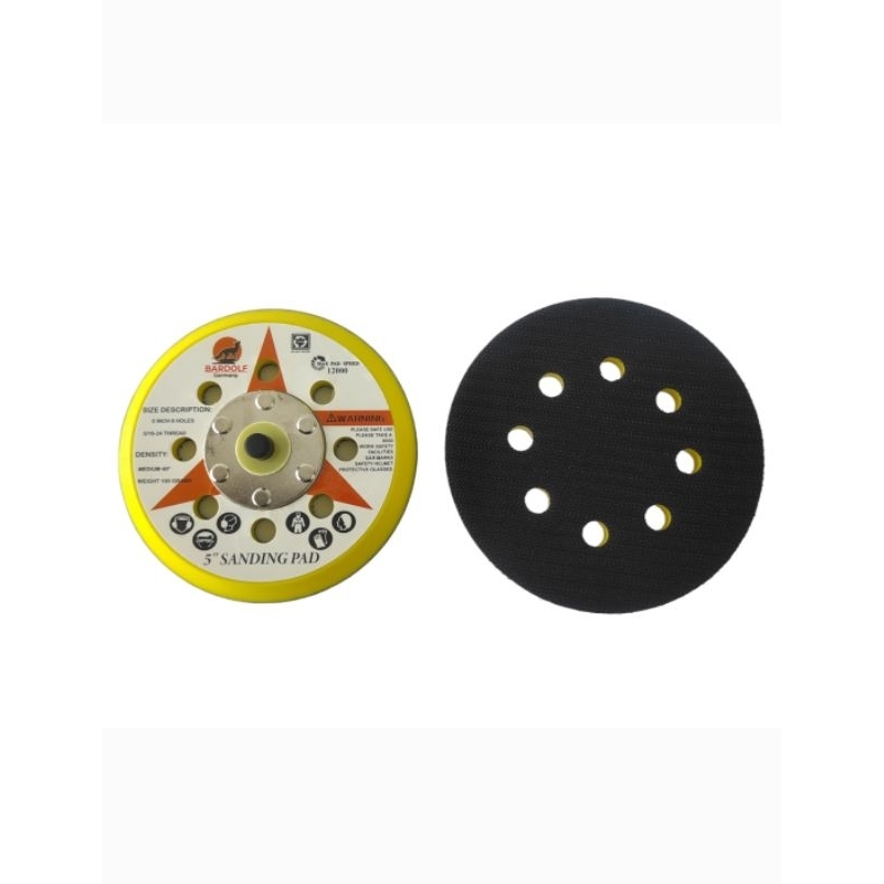 Jual Tatakan Amplas Bulat 5 inch 5/16" / 8mm 5 inci Backing Plate 8 ...