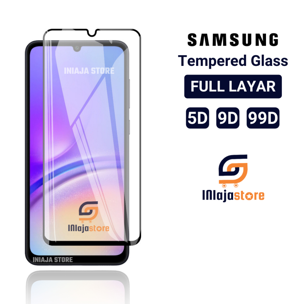 Jual Tempered Glass Full Layar 9D Samsung A07 5G A06 5G A06 A05 A05s A04 A04 Core A04s A04e A03 ...