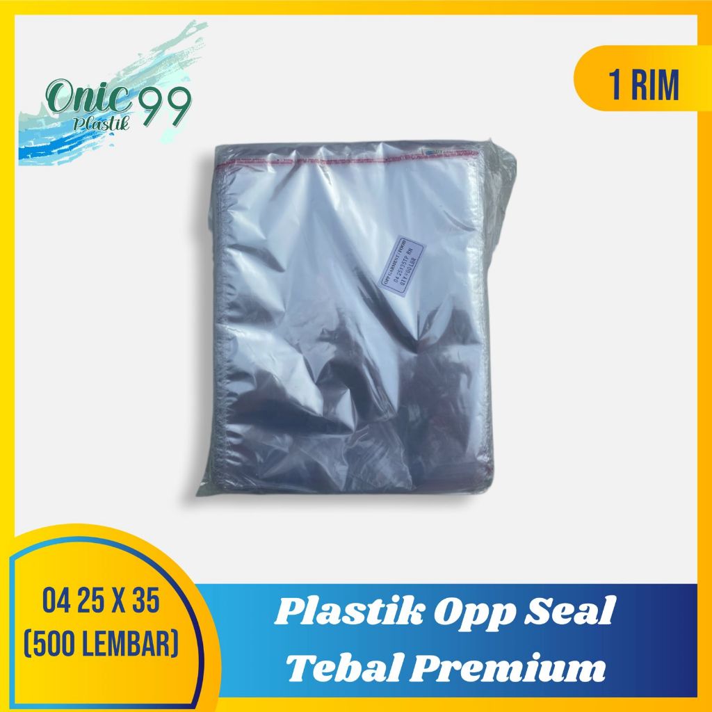 Jual PLASTIK OPP 25X35 TEBAL 04 ISI 500 PCS | Shopee Indonesia