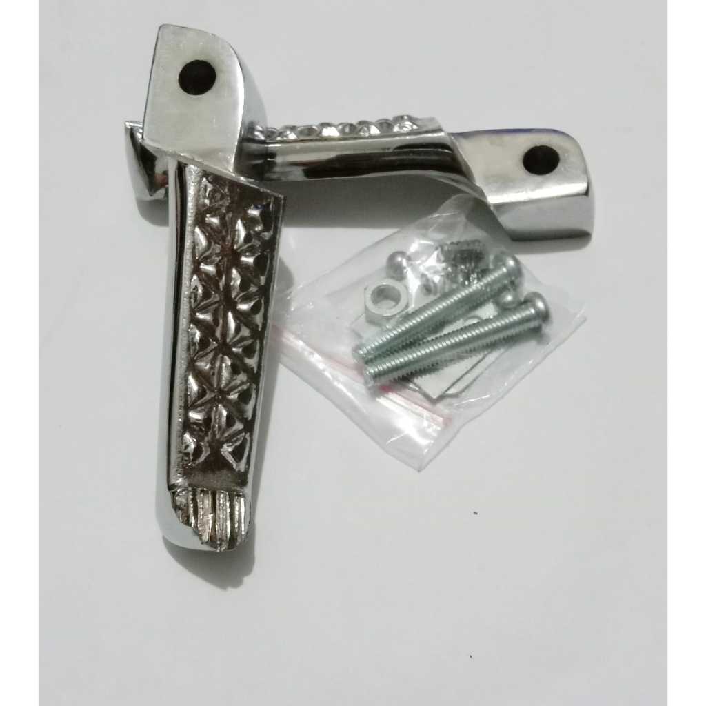 Jual STEP FOOTSTEP CHROME INJAKAN BELAKANG MODEL APRILIA UNIVERSAL ...