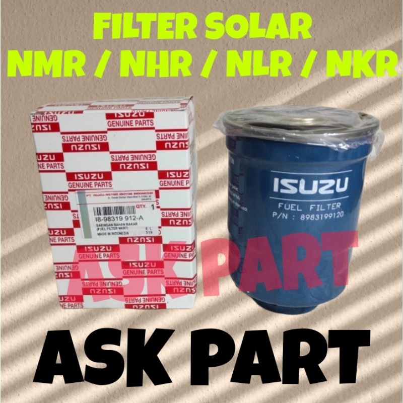 Jual FUEL FILTER SARINGAN SOLAR ISUZU NMR 71 NLR NHR 55 NKR 66 TRAGA 8 ...