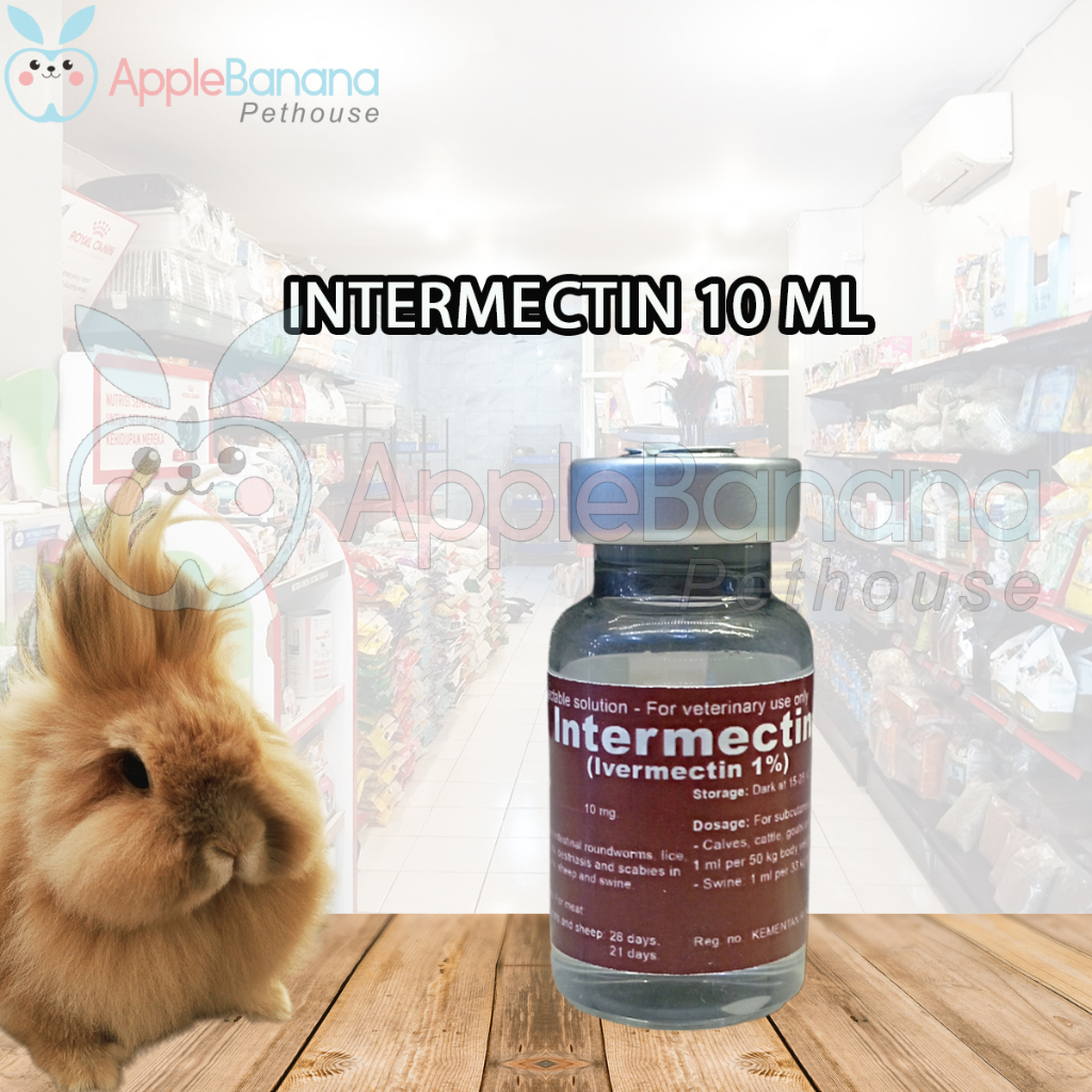 Jual Obat Jamur Kucing anjing kelinci/Intermectin injek 10 ml ...