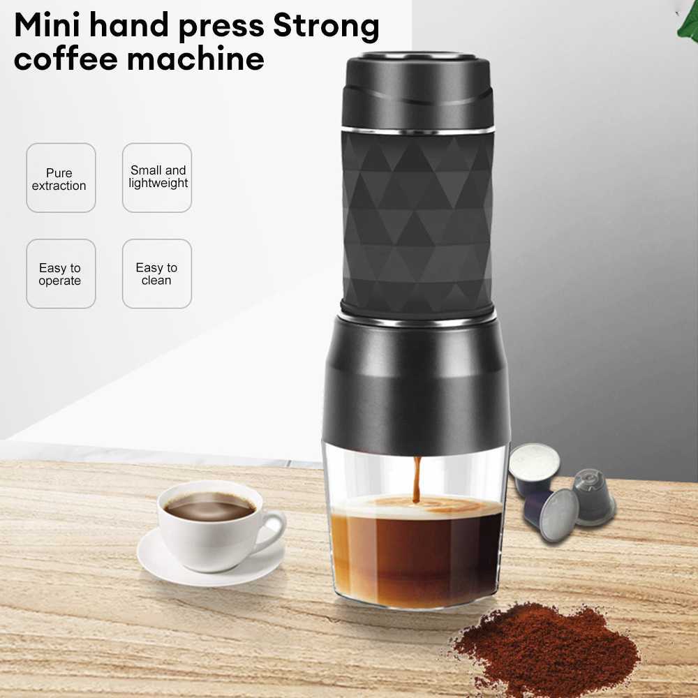 Jual Hand Press Mini Espresso Coffee Maker 3 in 1 20 Bar 120ml | Shopee ...
