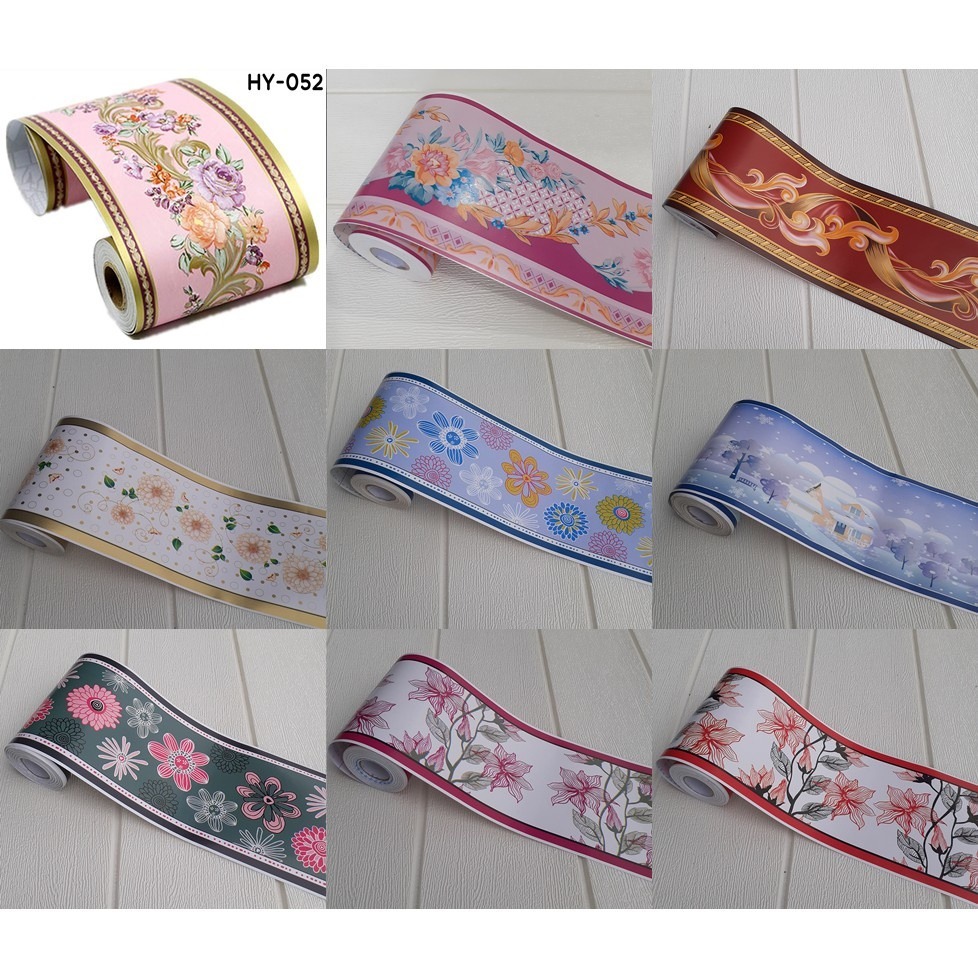 Jual goup88 New Border List Premium Motif Batik Bunga Kembang 3D 10cm x ...