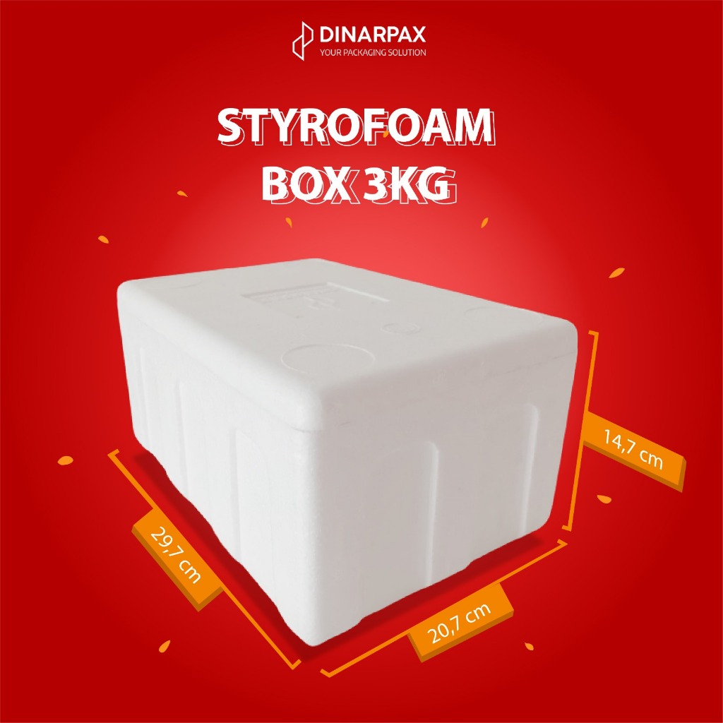 Jual STYROFOAM BOX 3 KG NEW / COOLER BOX / BOX IKAN /3KG/STY BOX 3KG | Shopee Indonesia