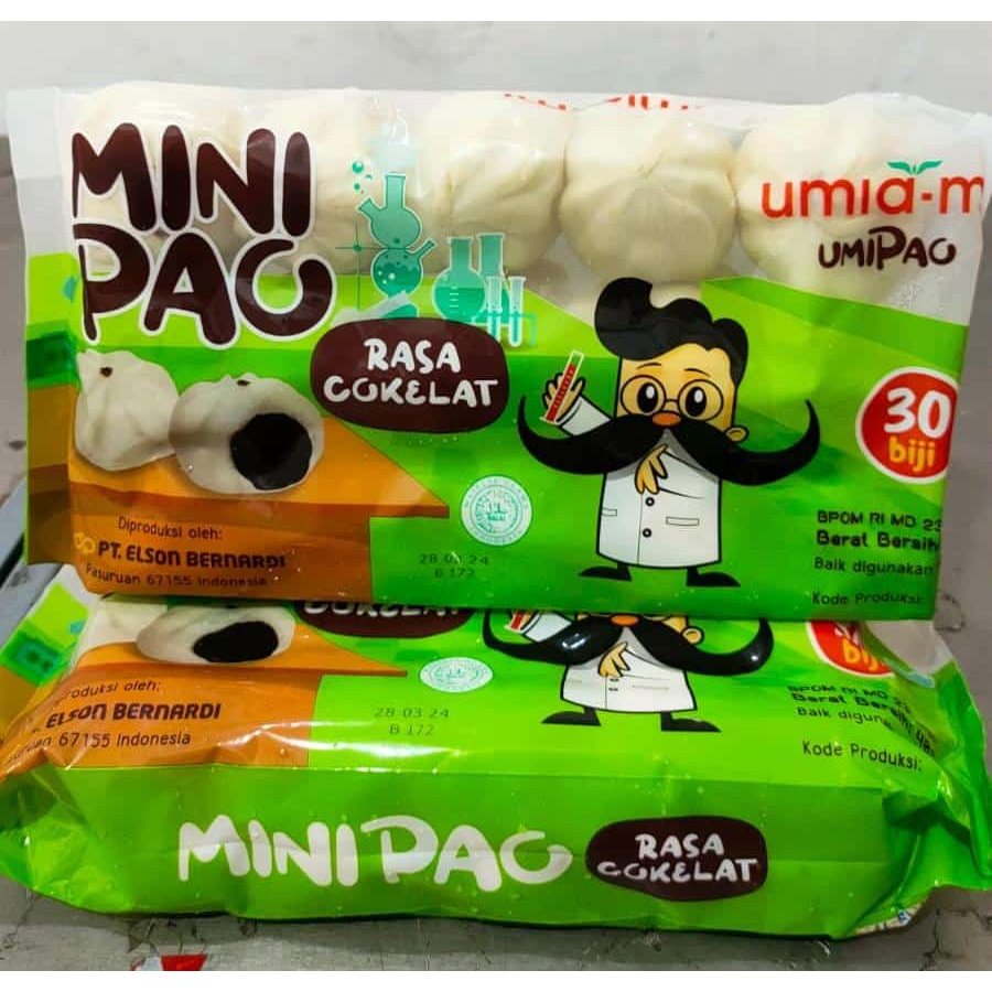 Jual Umiami minipao coklat isi 30 pcs umami pao rasa cokelat UMIPAO ...