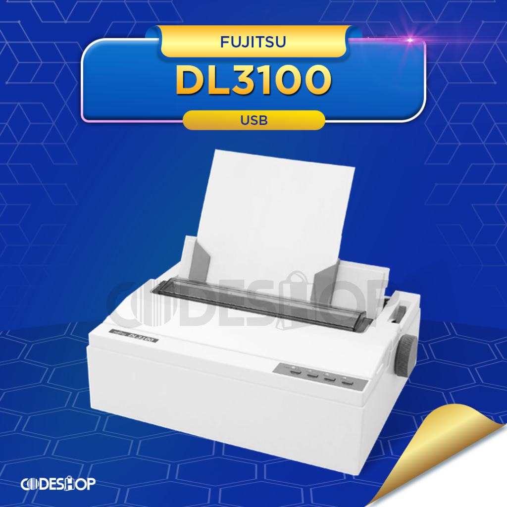 Jual Fujitsu DL3100 Printer Kasir Dot Matrix Continuous A4 A5 A6 USB ...