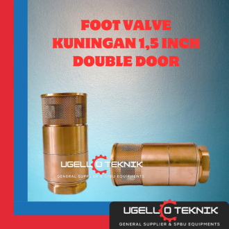 Jual Foot Valve Kuningan 1,5 inch Double Door | Shopee Indonesia