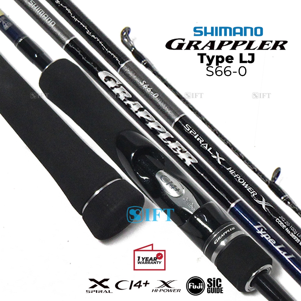 Jual Joran SHIMANO GRAPPLER TYPE LJ | Fuji SiC + Hi Power X / Spiral X + CI4+ Seat | Light ...