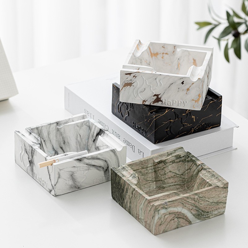 Jual CUBE Ceramic Ashtray / Asbak Mewah Estetik / Asbak Unik / Asbak ...